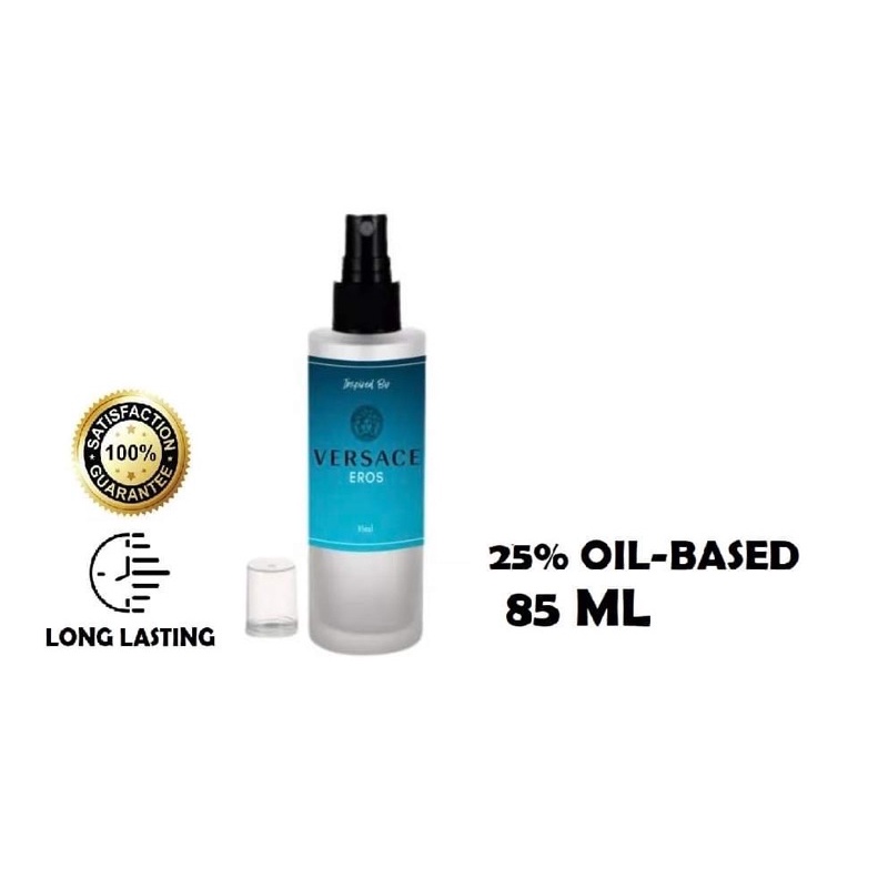 Versace Eros Perfume for men- 85ml/25% oil-based/ Long lasting | Shopee ...
