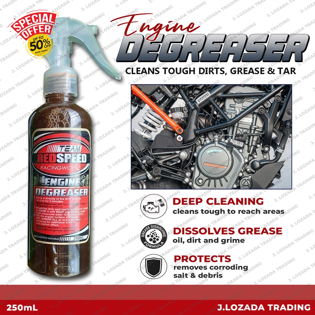 Engine Degreaser and Cleaner 250 ml - Grease Stripper / Quick Cleaner ...