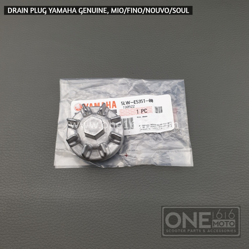 YAMAHA GENUINE DRAIN PLUG 5LW-E5351-00 FOR MIO/NOUVO/FINO/SOUL | Shopee Philippines