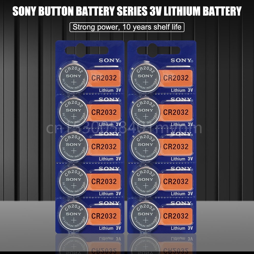 SONY Original CR2032 DL2032 ECR2032 BR2032 CR 2032 3V Lithium Button ...