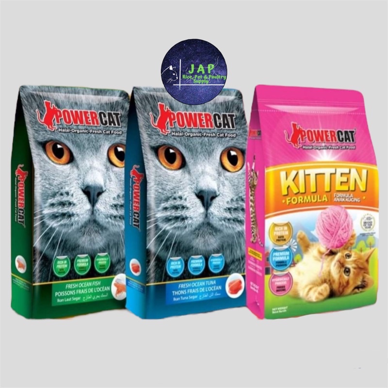 PowerCat Halal - Organic Fresh Cat Food for Kitten & Adult 1kg ...