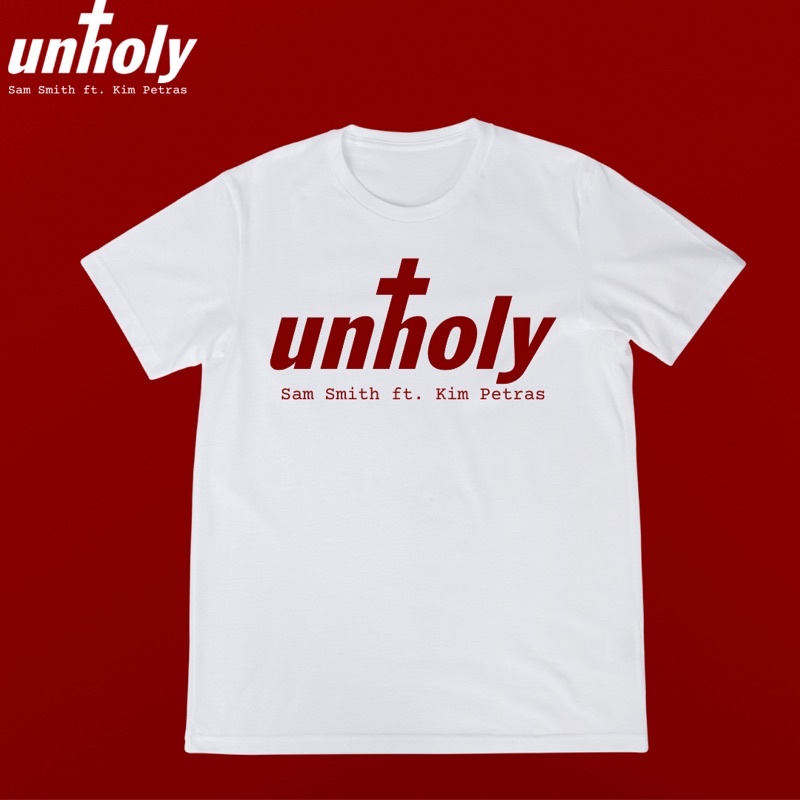 Unholy Sam Smith ft. Kim Petras Merch Tshirt | Shopee Philippines