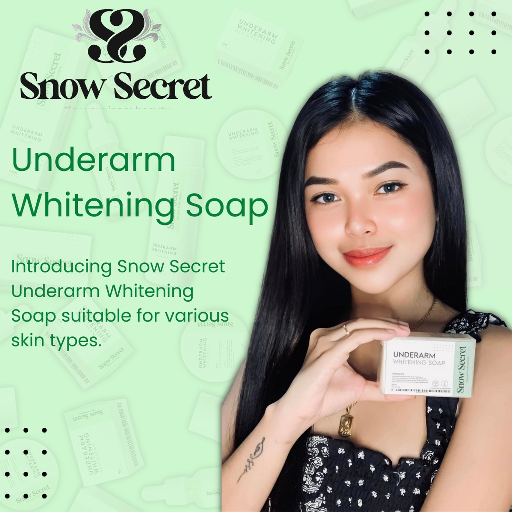 Snow Secret Underarm Whitening Soap Brightens and Cleanses Underarm ...