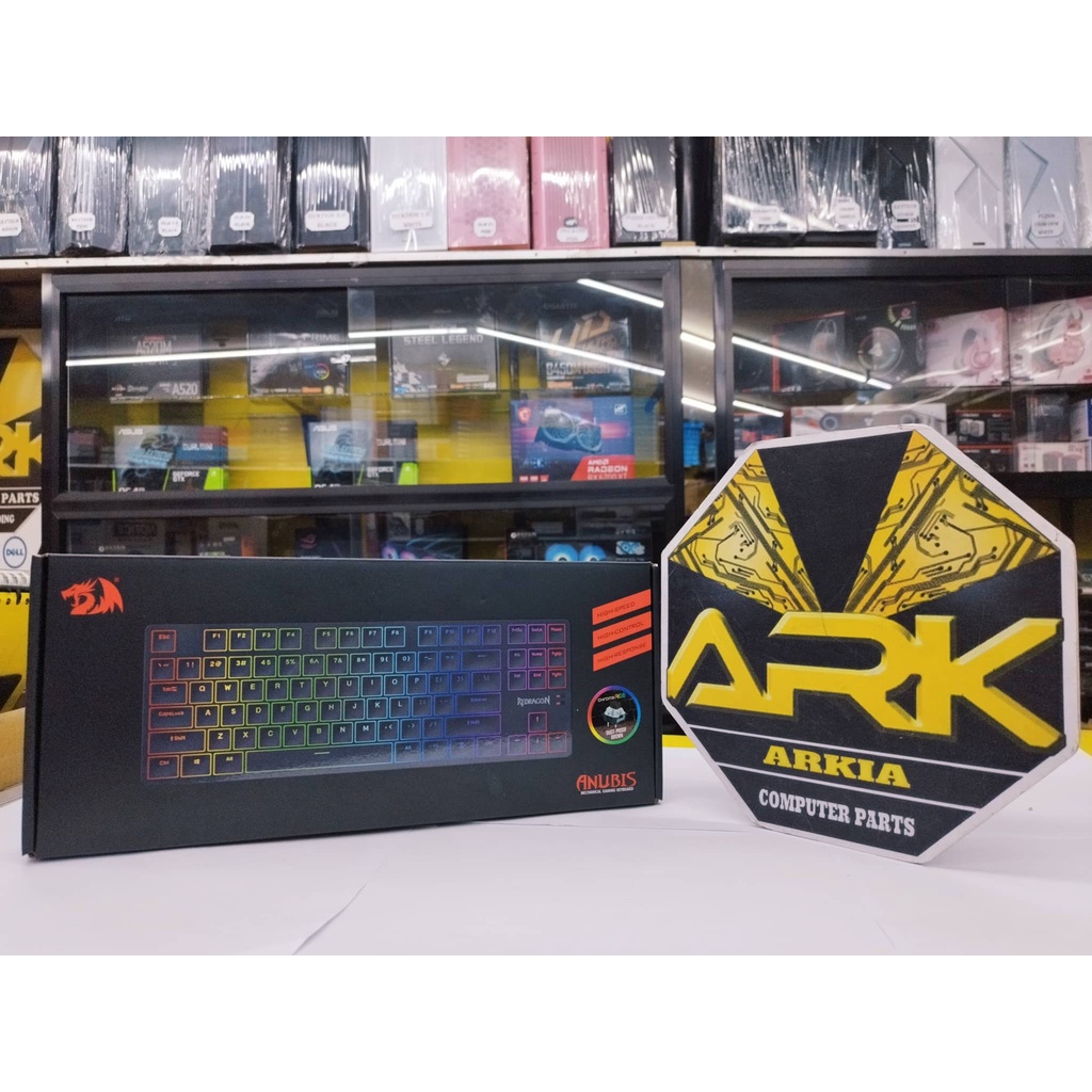Redragon ANUBIS Wireless/Wired RGB Mechanical Keyboard Black (Dust ...