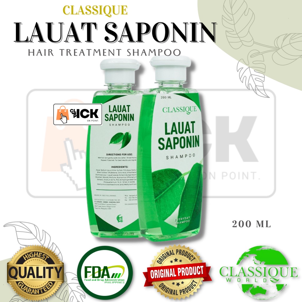 Lauat Saponin Shampoo (100% Authentic) | Shopee Philippines