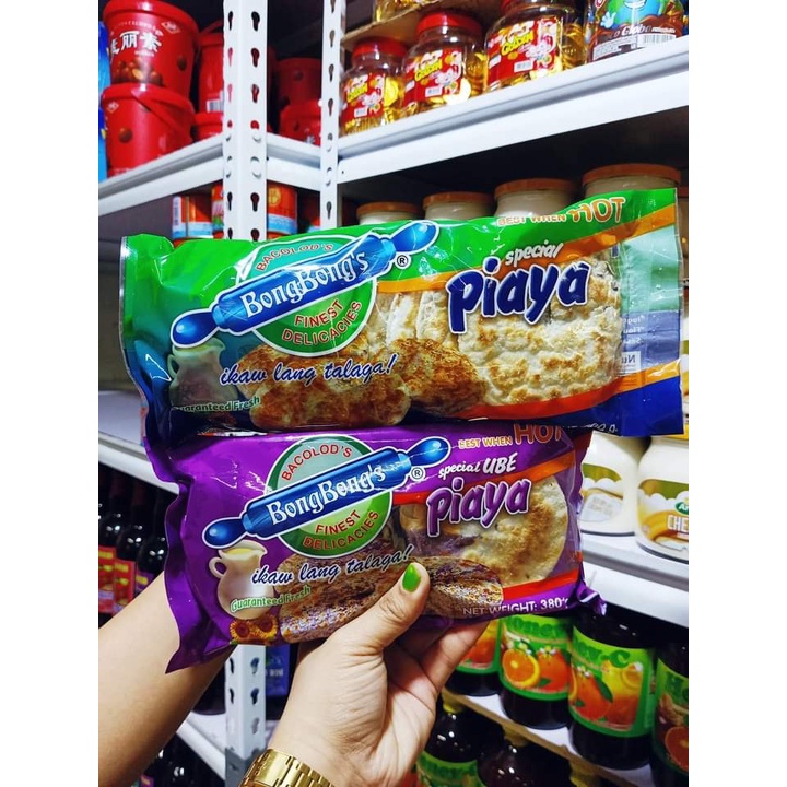 Cebu's BONGBONGS PIAYA FLAT UBE 10s 380 grams per pack ,Piaya flat ...