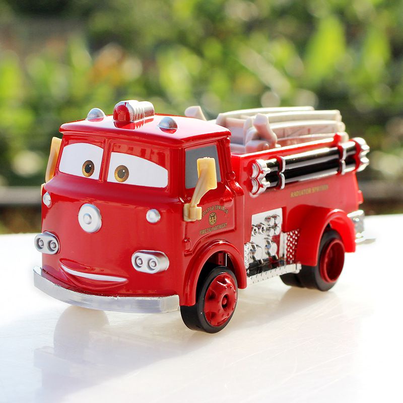 Disney Cars Red Fire Truck Kids Toy Model Boy Girl Birthday Gifts ...