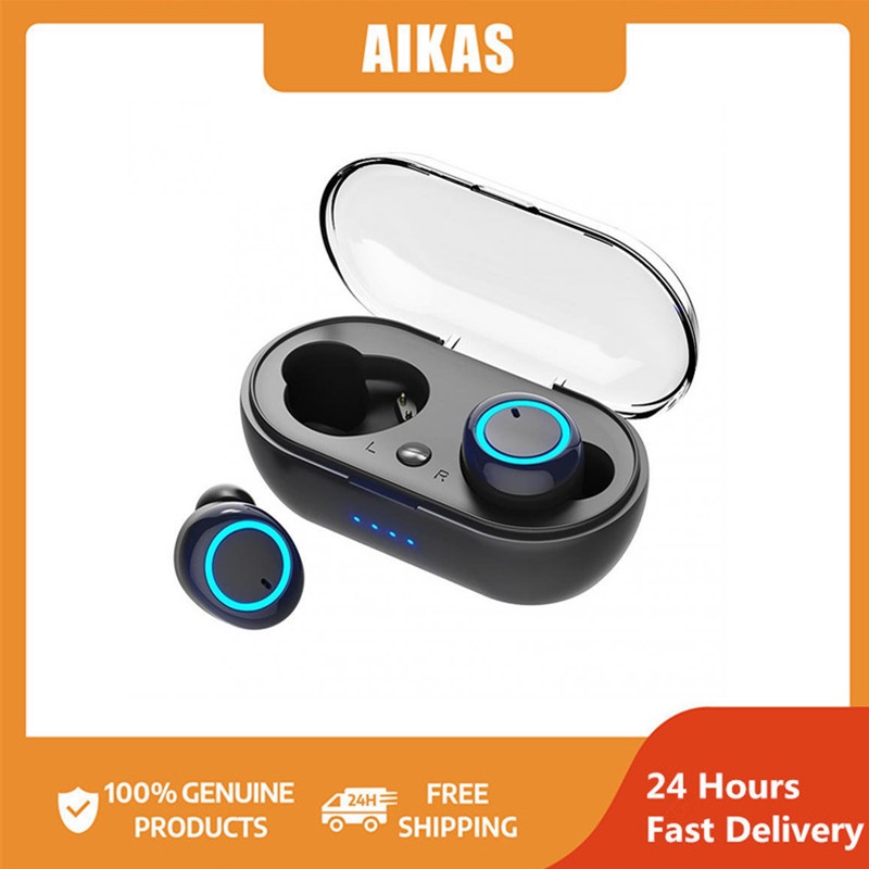 Y50 TWS Bluetooth 5.0 Headphones IPX7 Waterproof Subwoofer True ...