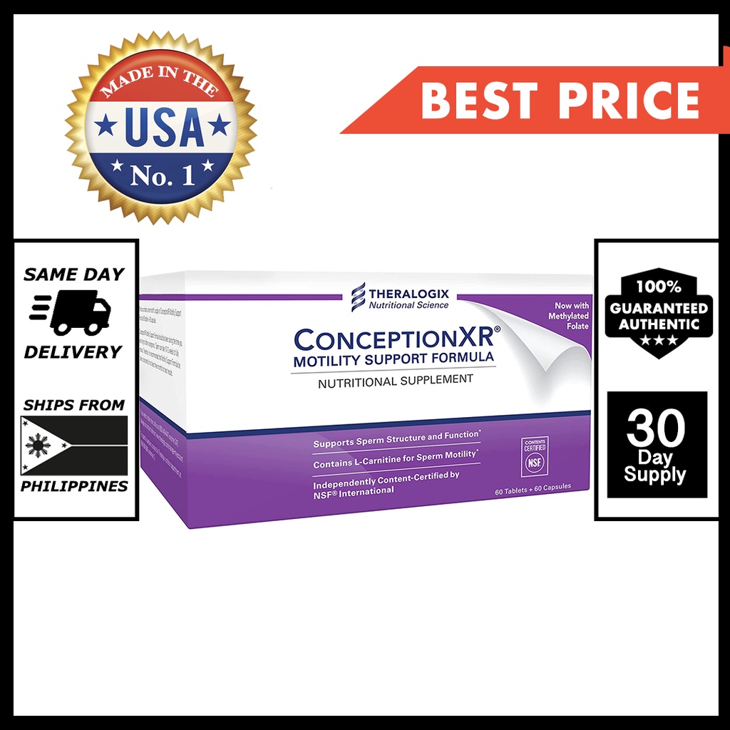 Conceptionxr Motility Support Male Fertility Supplements With
