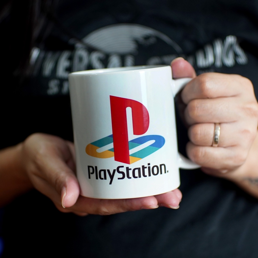 PlayStation COSTOMIZE Coffee Mug White with PlayStation Logo ...