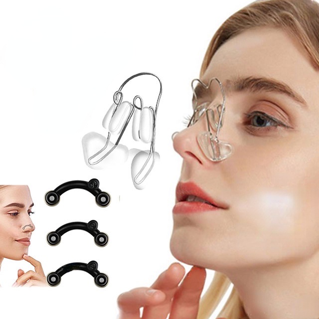 Nose Shaper Lifter Clip Nose Up Lifting Soft Silicone Rhinoplasty Nose ...