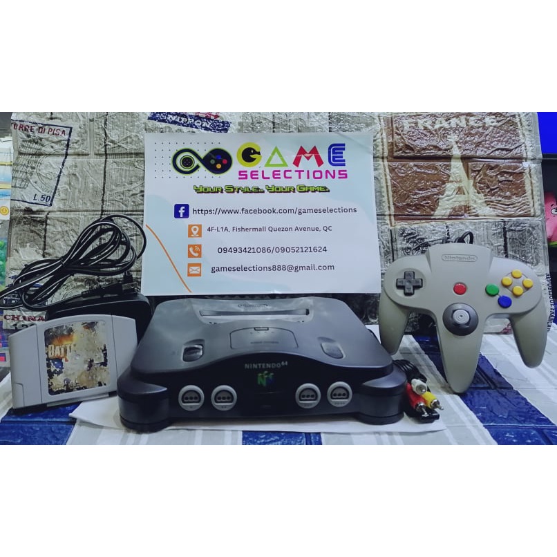 Original Nintendo 64 N64 Modified Slot Complete Set (Can play US and ...