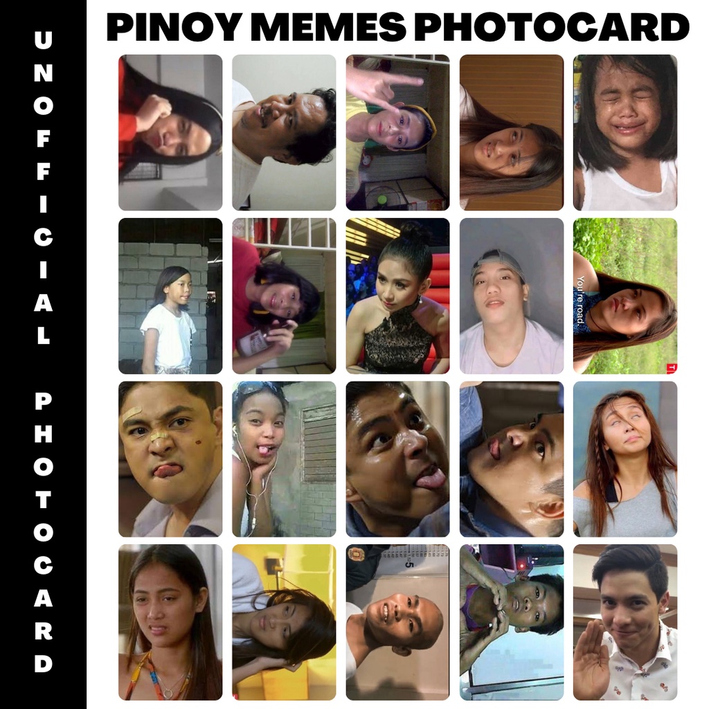 (MINIMUM OF 3 PIECES) PINOY MEMES PHOTOCARD | Shopee Philippines