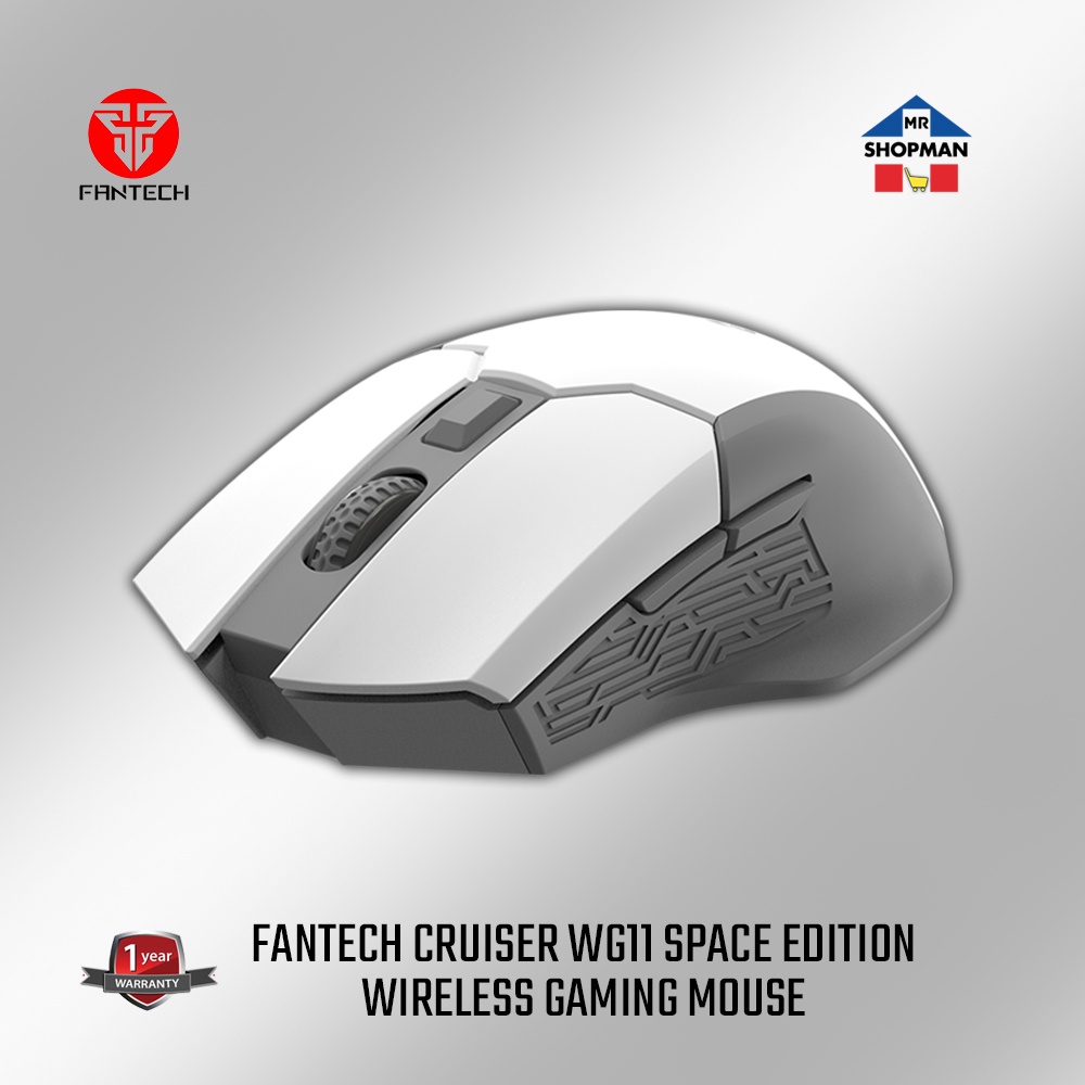 Fantech Cruiser WG11 Space Edition 2.4Ghz Wireless White Gaming Mouse ...