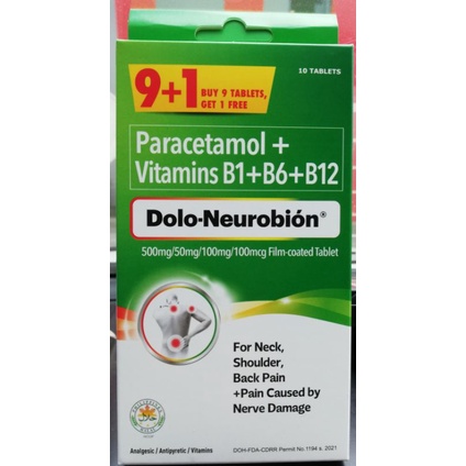 dolo neurobion tab 9+1 | Shopee Philippines