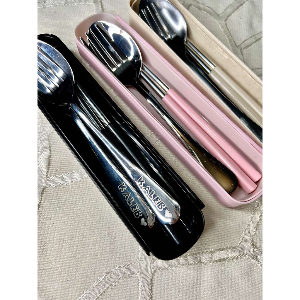 Affordable Personalized 3in1 HANDY Spoon, Fork, Chopstick & SLIDING ...