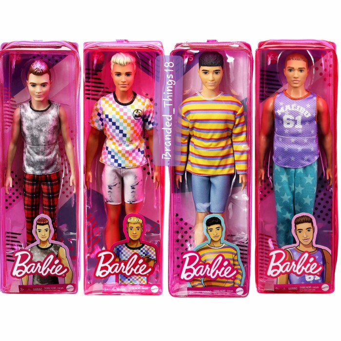 Barbie Fashionistas Mattel Ken Barbie Boy Ken 116 118 Male Dolls ...