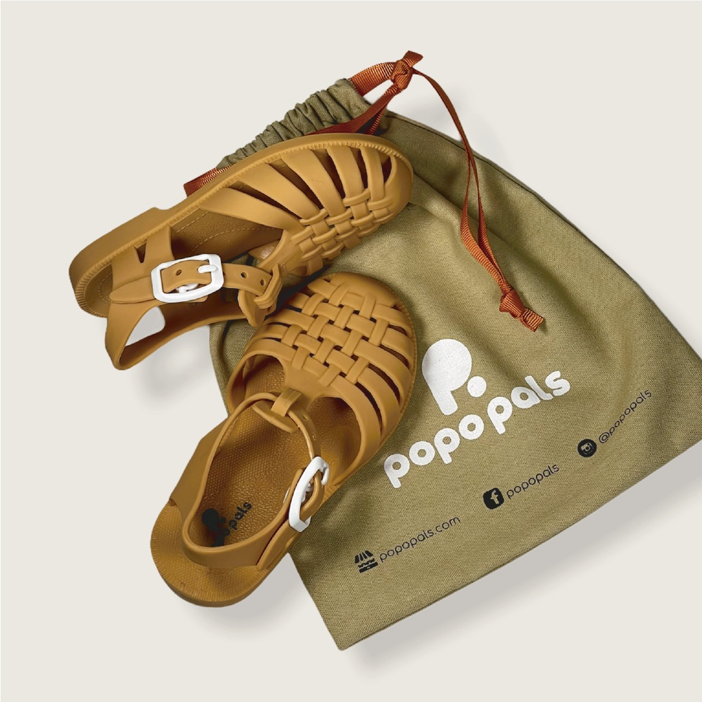 Popo Pals Ginger Kooshi Beach Kids Sandals for Boys and Girls | Shopee ...