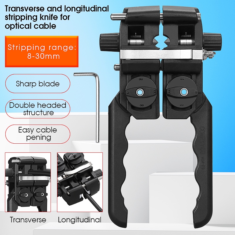 ~AUA-F9 Fiber Optic Stripper Longitudinal Cable Jacket Slitter Cable ...