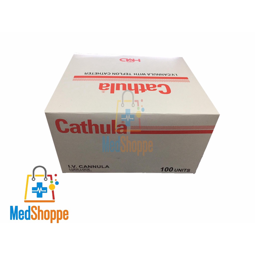 Cathula IV cannula luer lock 100's per box | Shopee Philippines