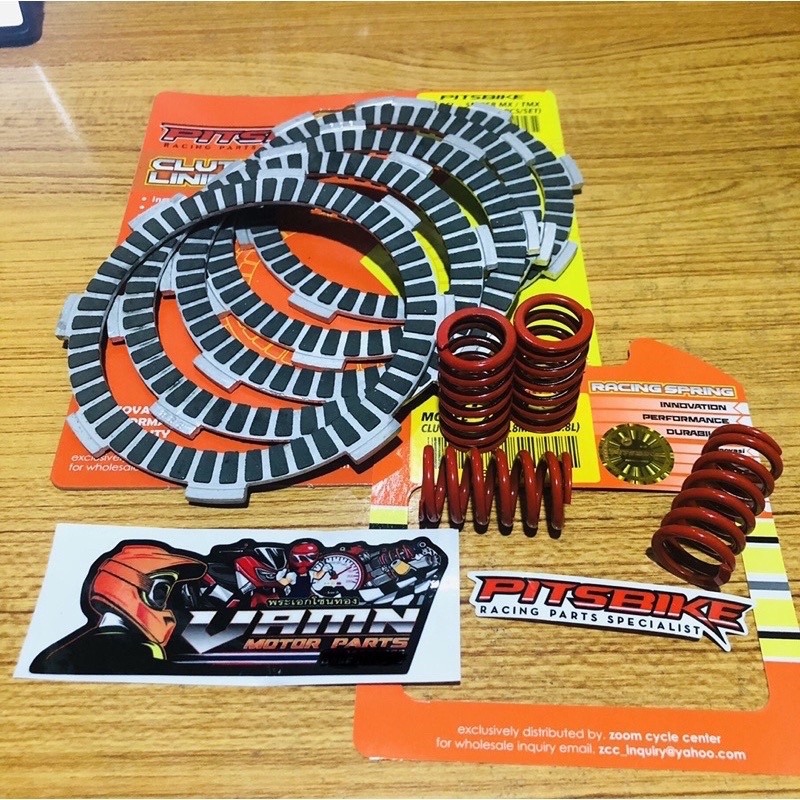 Pitsbike Clutch Lining with spring CRF150L / Supremo / TMX / TMX125 ...