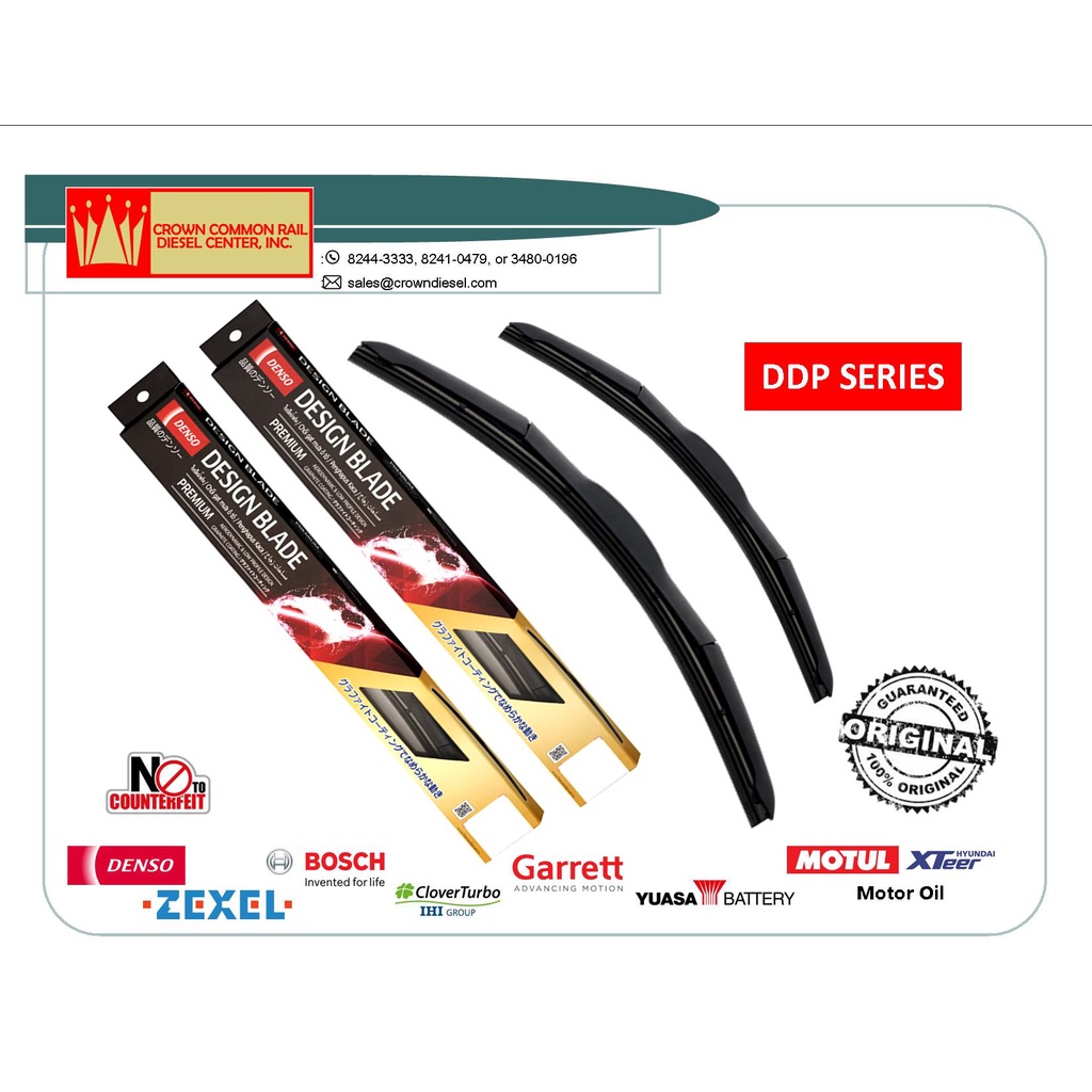 DENSO Design Wiper Blade 24/16 for Toyota Innova 2004-2015 (Set ...