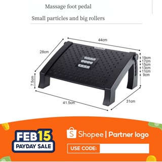 Ergonomic Footrest 2-Level Height Adjustable Angle Office Foot Rest ...