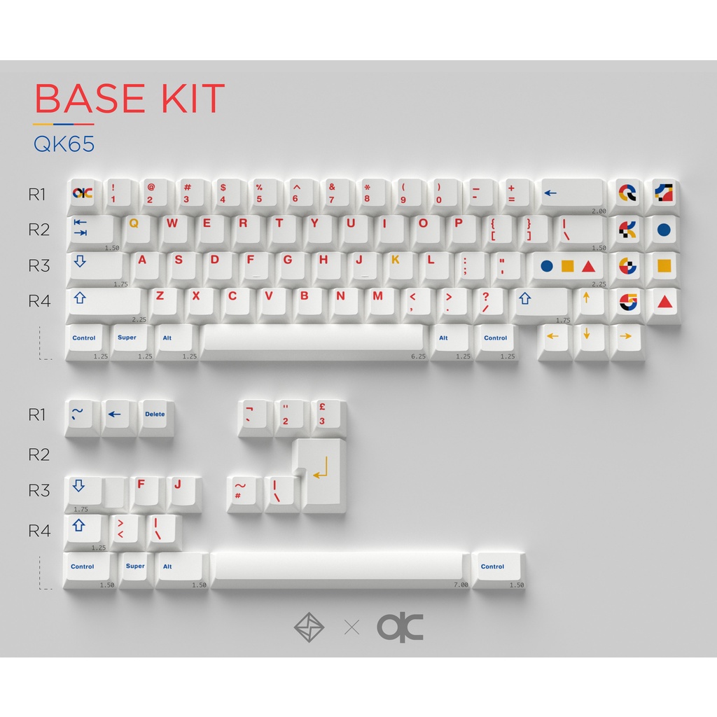 QK65 Keycap - High quality PBT keycap set with 65% layout | Shopee ...