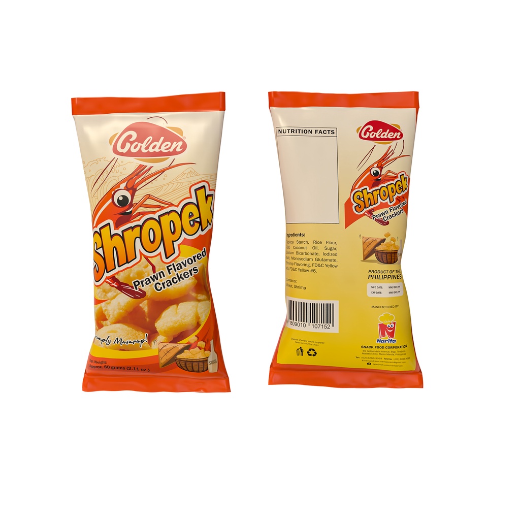 Golden Shropek 60 grams - Pinoy Style Kropek | Shopee Philippines