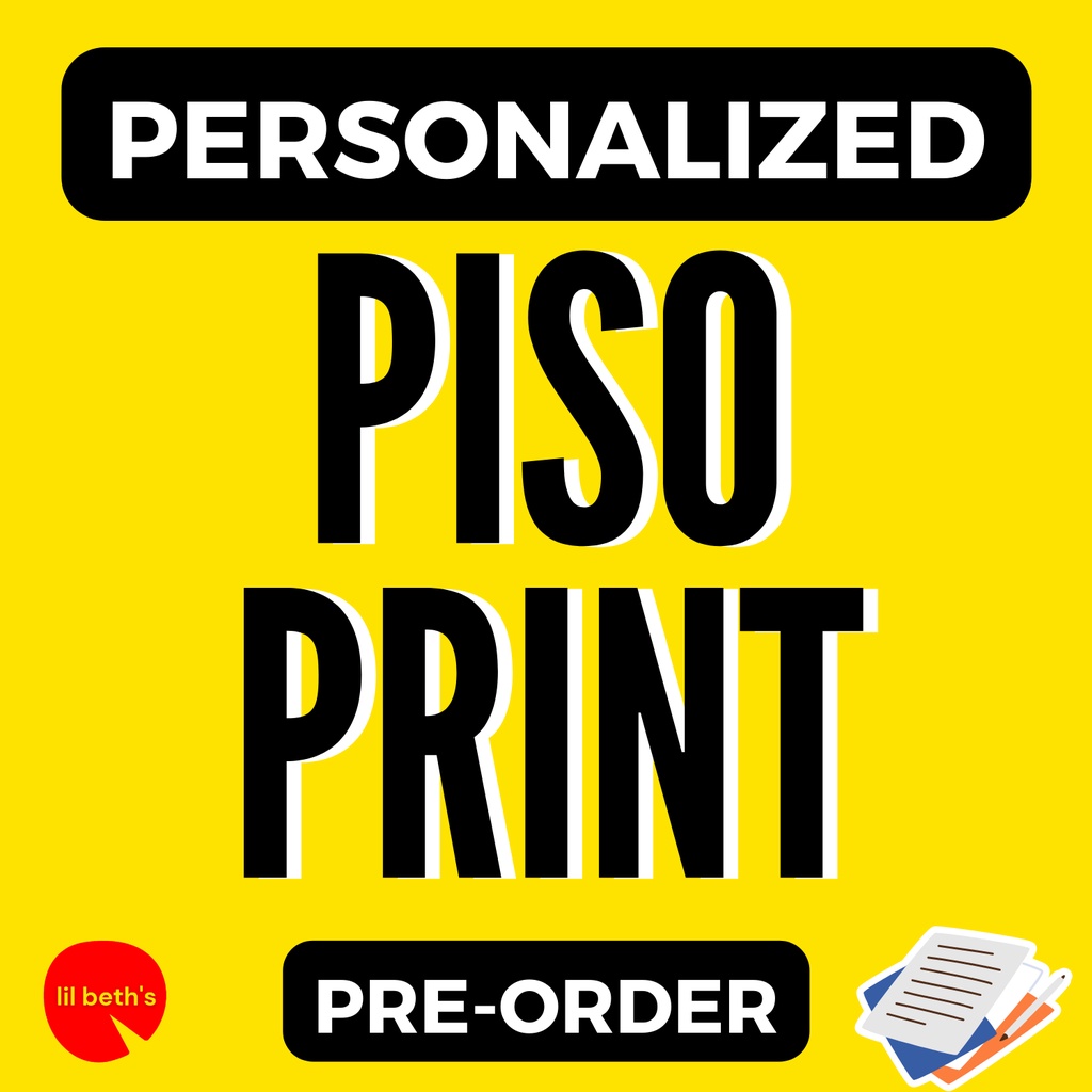 Piso Print | Business Card | Greeting Card | Tags | Thank You Card ...