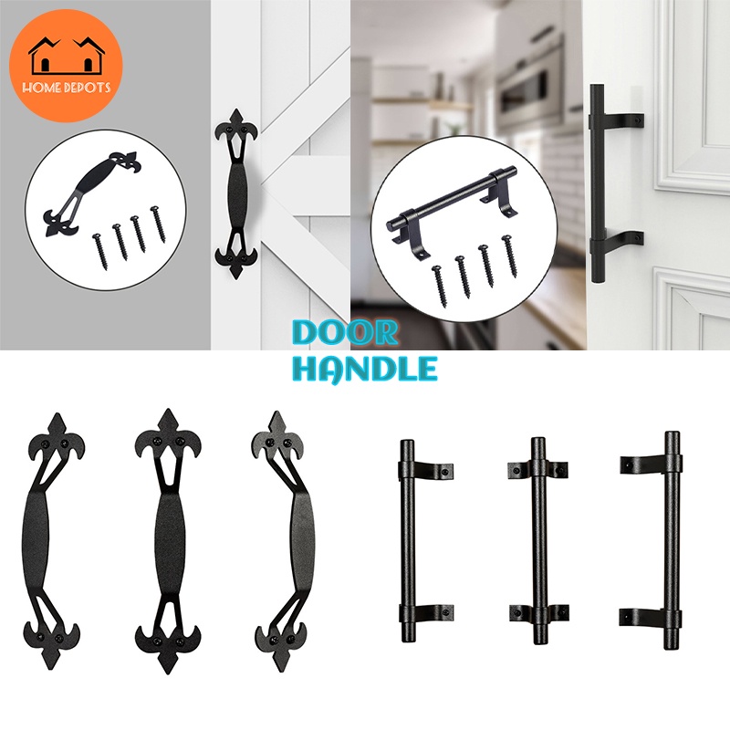 Home Depot Sliding Barn Door Carbon Steel Handle Wooden Door Handle ...
