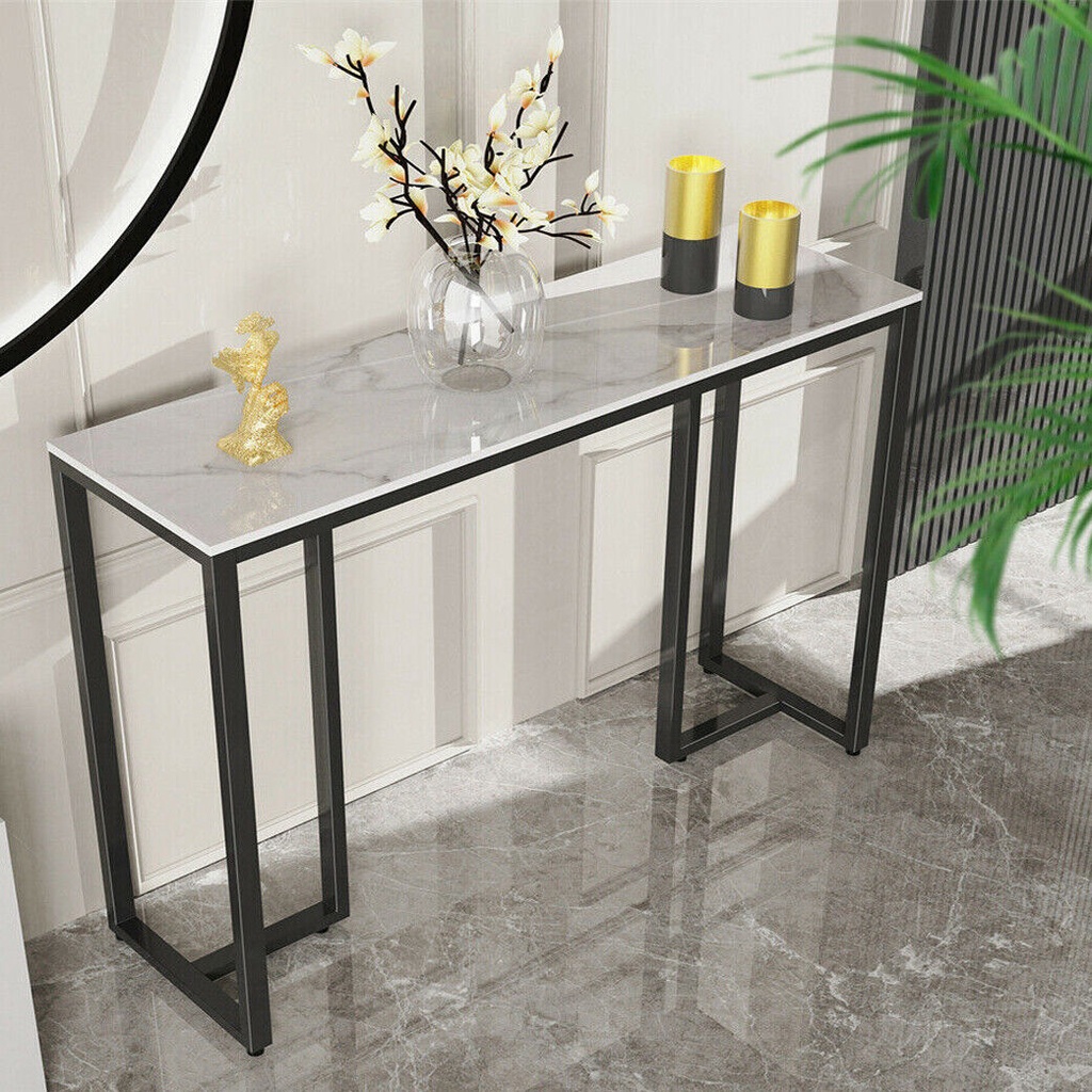 Nordic Modern Slim Narrow Hallway Console Table Hall Entryway Furniture ...