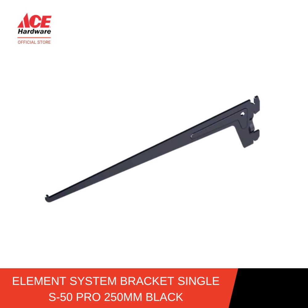 Element System Single Bracket for Shelving Unit 25cm - Black | Shopee ...