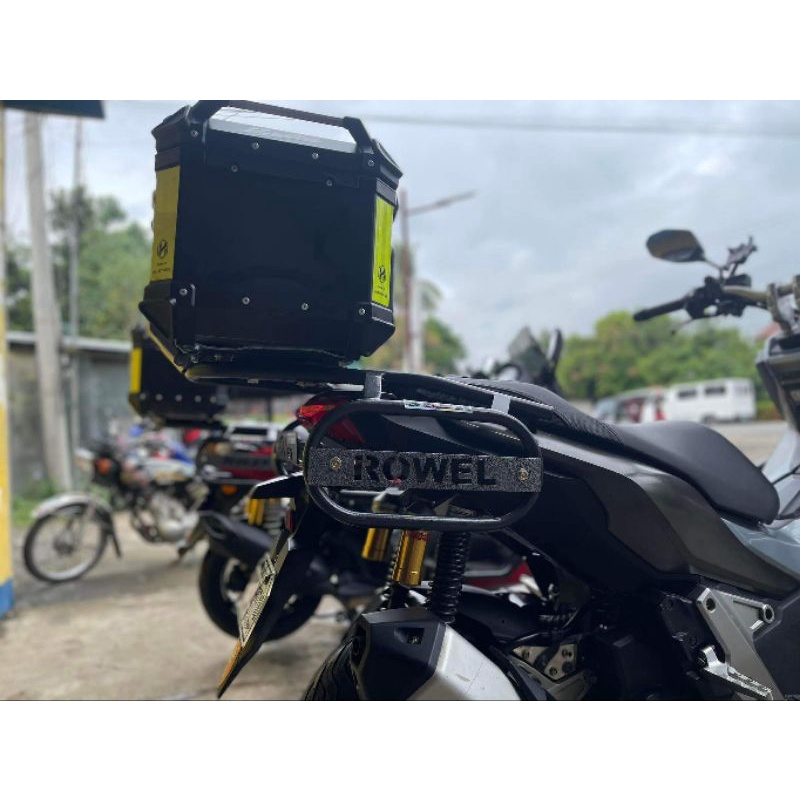 HONDA ADV 150 ONLY TOP BOX WITH PANIER WITH COTUMISED COMPUTERIZED CNC ...