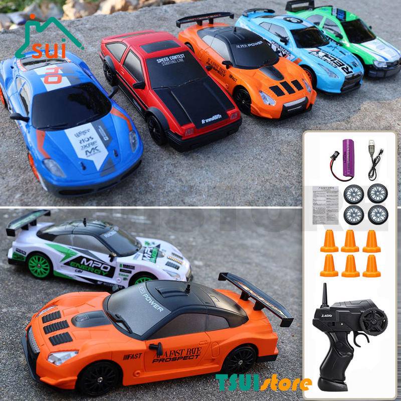High Speed RC 4WD Rally Drift Car Toy 2.4GHz Remote Control Car 15km/h ...