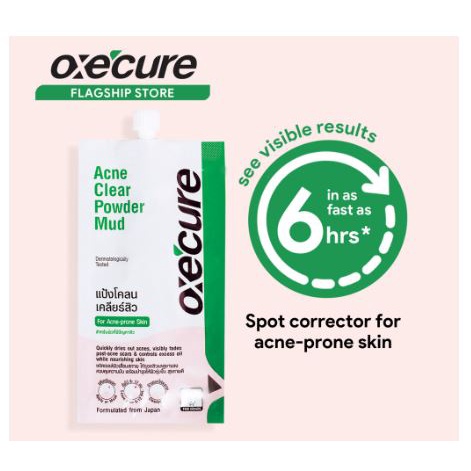 Oxecure ACNE CLEAR Powder Mud 5g | Shopee Philippines