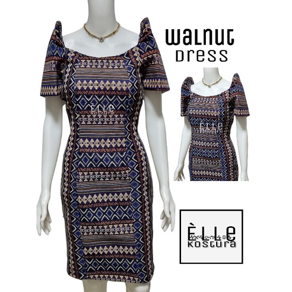 Ethnic Imelda Dress / Baguio Igorot Inabel Hand woven | Shopee Philippines