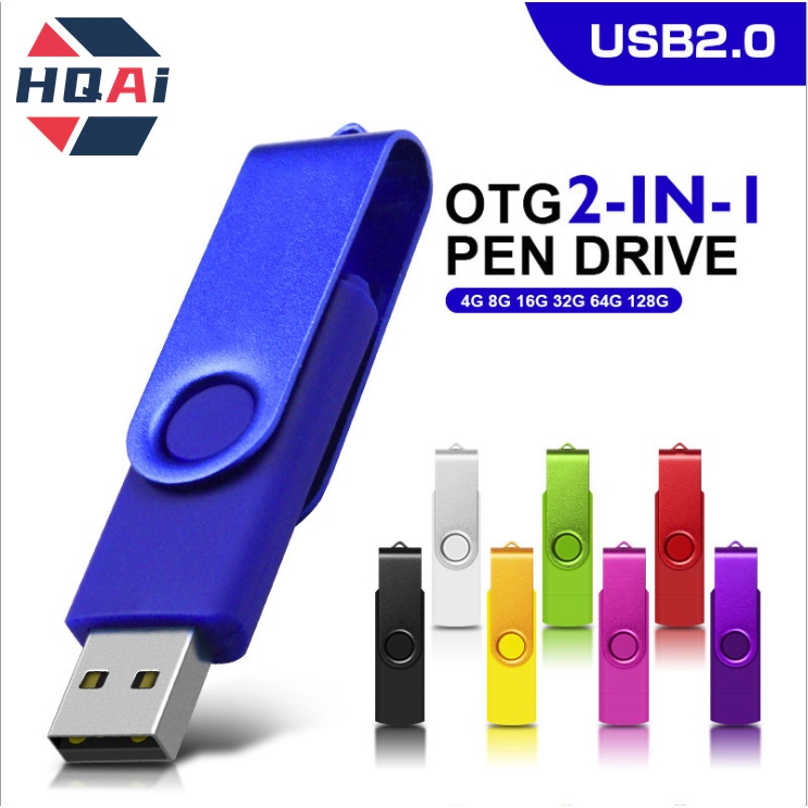 HQAI USB High Speed Flash Drive OTG Pen Drive Micro USB flash drive ...
