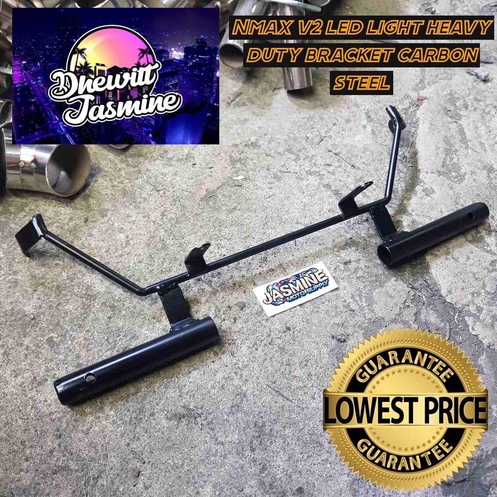 Nmax v2 led light heavy duty bracket carbon steel | Shopee Philippines