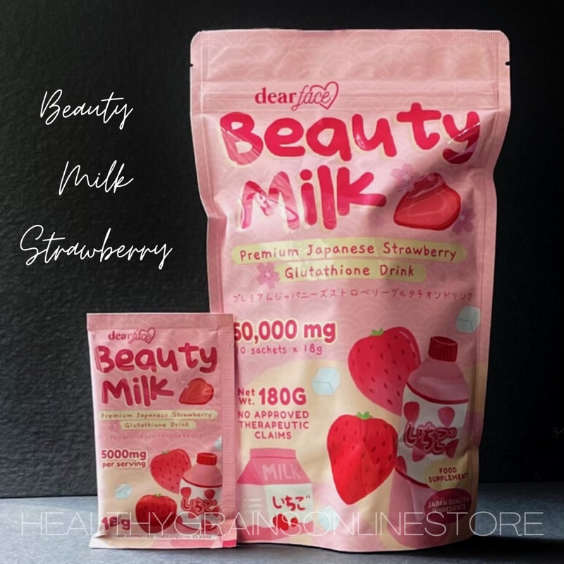 Beauty Milk Collagen Drink by Dear Face (per sachet) | Shopee Philippines