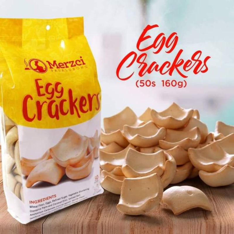 Merzci Egg Crackers 50pcs 160g | Shopee Philippines