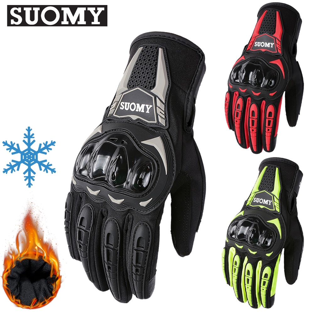 SUOMY Motorcycle Gloves Winter Waterproof Keep Warm Windproof Guantes ...