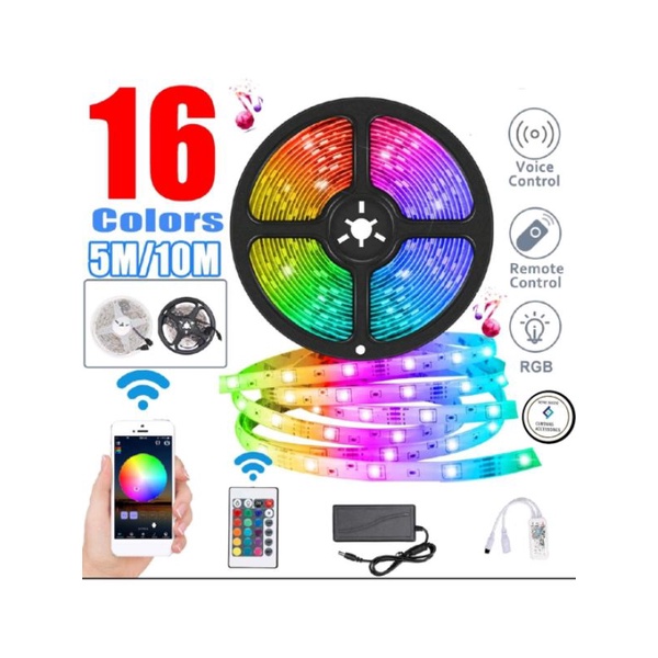 RGB 5050 STRIP LIGHTS with 24 key controller | Shopee Philippines