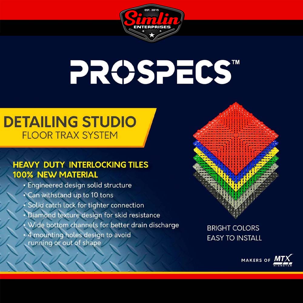 PROSPECS Detailing Studio Floor Trax Garage Tiles | Shopee Philippines