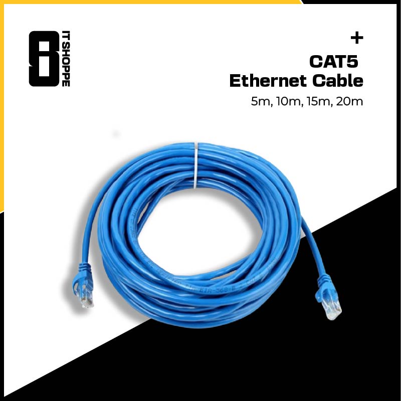 RJ45 Ethernet Cable Lan Cable UTP Cable Cat5e Indoor/Outdoor 5/10/15/20 ...
