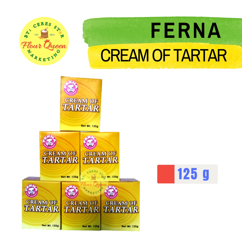 FERNA CREAM OF TARTAR FOR BAKING & COOKING 125G | Shopee Philippines