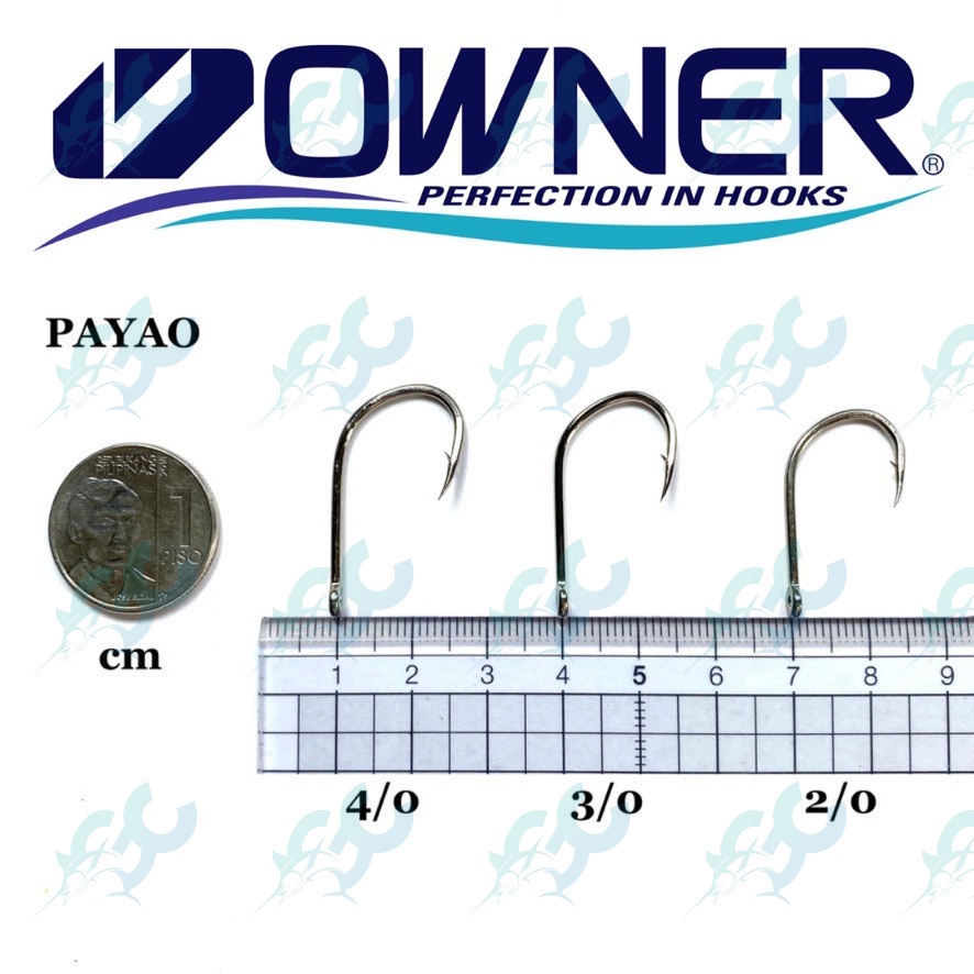 Owner Payao Hook 50825 2/0 3/0 4/0 Fishing Hooks | Shopee Philippines