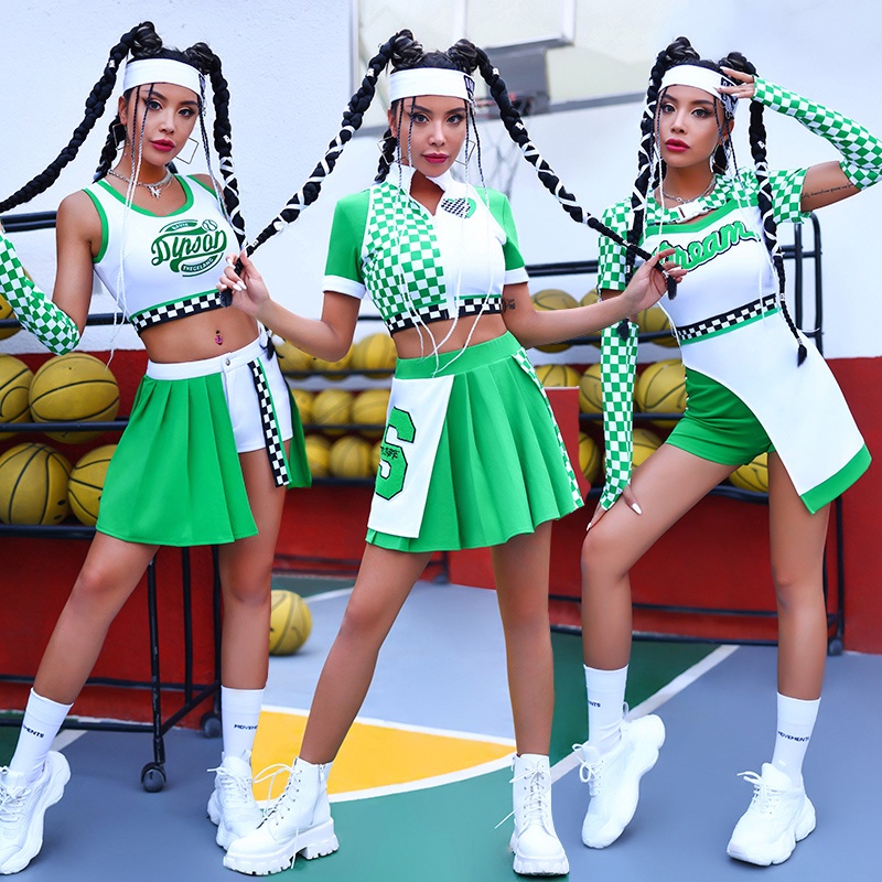 Cheerleading Costume Female Suit Adult Dance Korean Girl Team ...