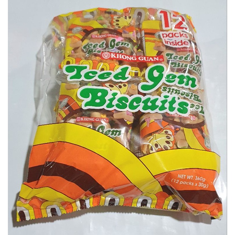 Iced Gem Biscuits 360g 12pcs | Shopee Philippines