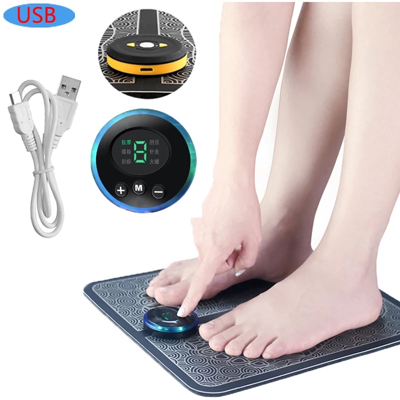 Physiotherapy Foot Massager Pad Muscle Electric EMS Health Care Relax ...